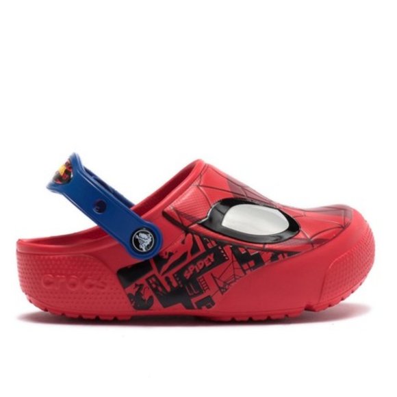CROCS | Shoes | Crocs Fun Lab Spiderman Clog Sz 4 Baby New Toddler ...